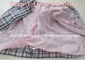 How To Repair Ripped Seam On A Tweed Jacket – Eco Fashion Sewing
